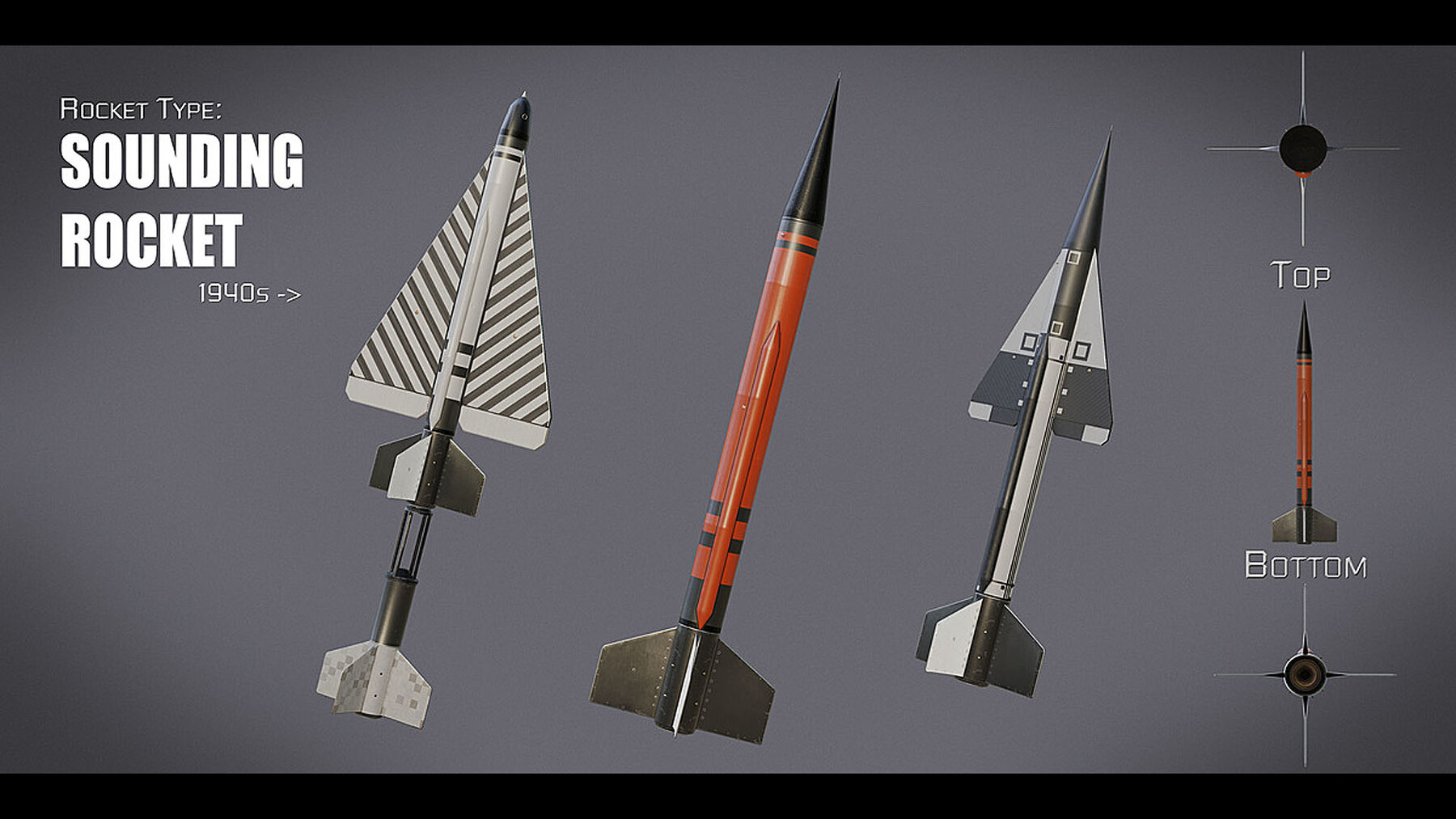 ArtStation - Space Age Invasion: Massive Modular Rocket Pack | Game Assets