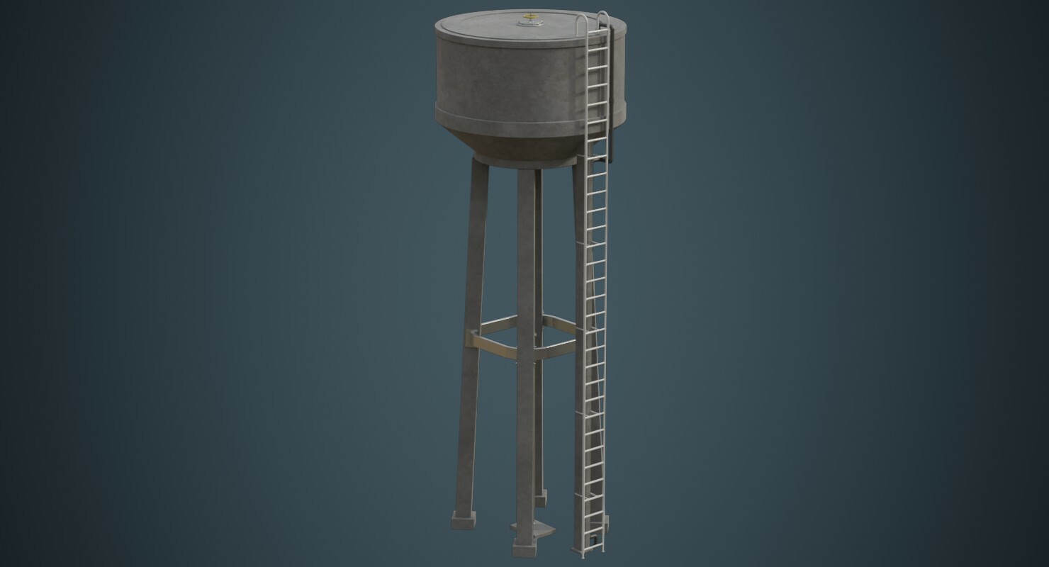 ArtStation - Water Tank 2A | Game Assets