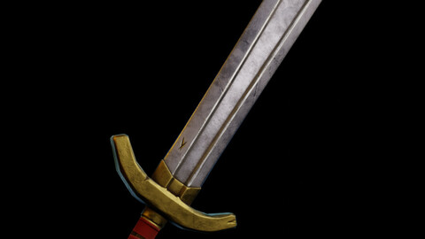 ArtStation - Game Ready Stylized Sword | Game Assets
