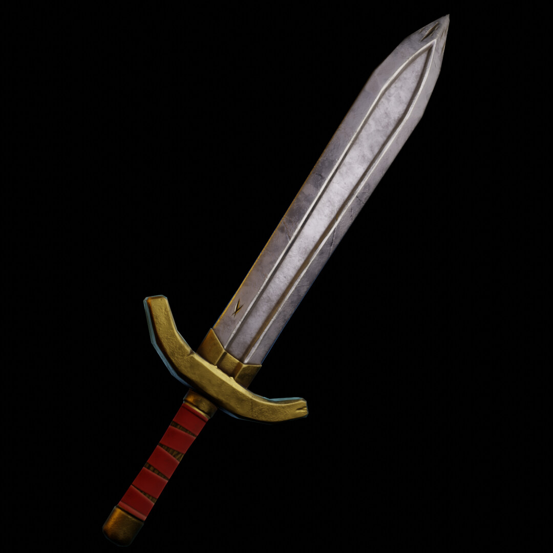 ArtStation - Game Ready Stylized Sword | Game Assets