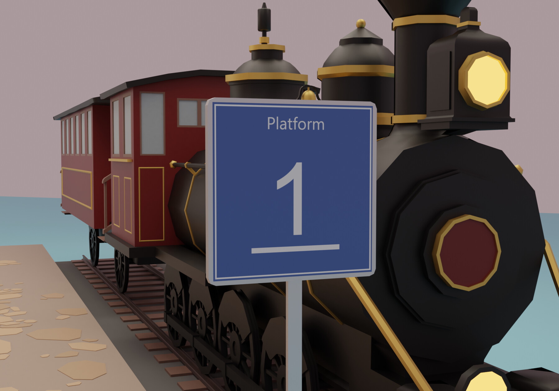 ArtStation - Train station | Game Assets