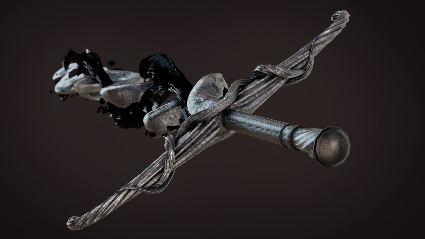 ArtStation - Ancient Bloody Sword 3d model | Game Assets