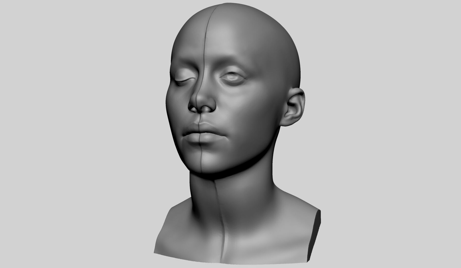 ArtStation - Female Head Printable | Resources