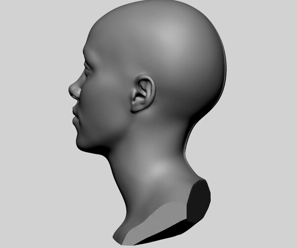 ArtStation - Female Head Printable | Resources