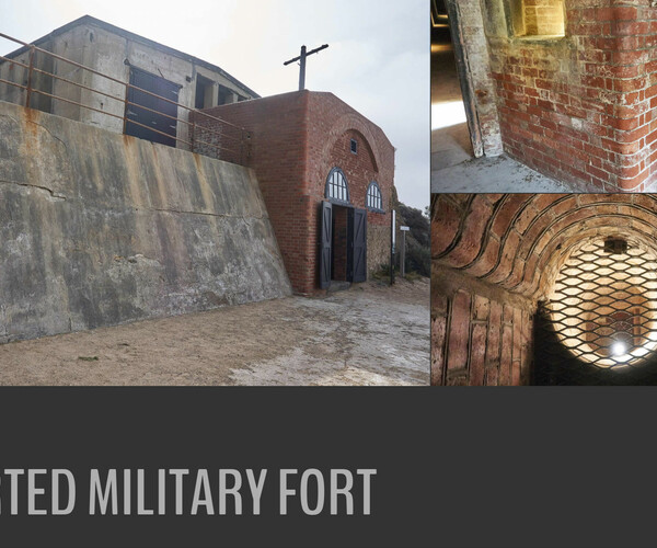 ArtStation - 420 photos of Deserted Military Fort | Resources