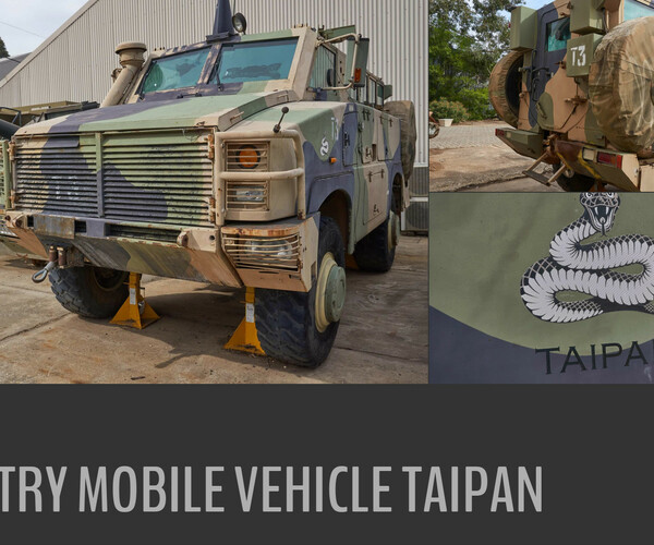ArtStation - 45 photos of Infantry Mobile Vehicle Taipan | Resources