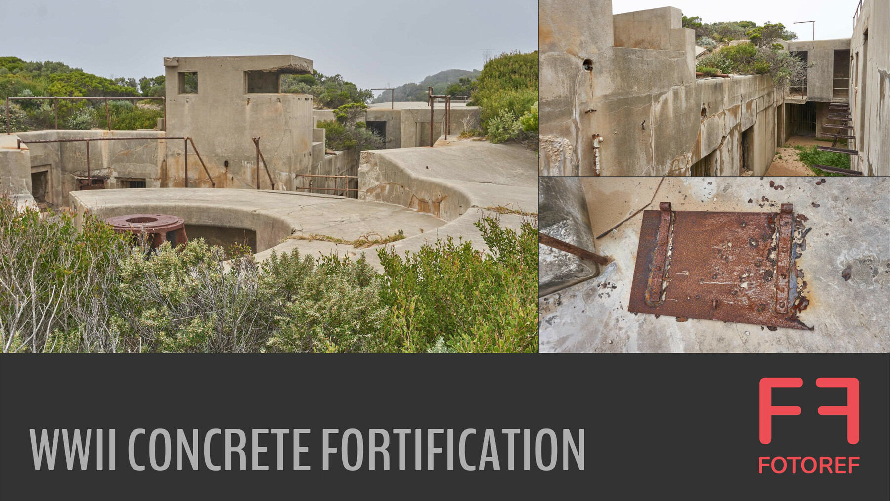 ArtStation - 137 photos of WWII Concrete Fortification | Resources