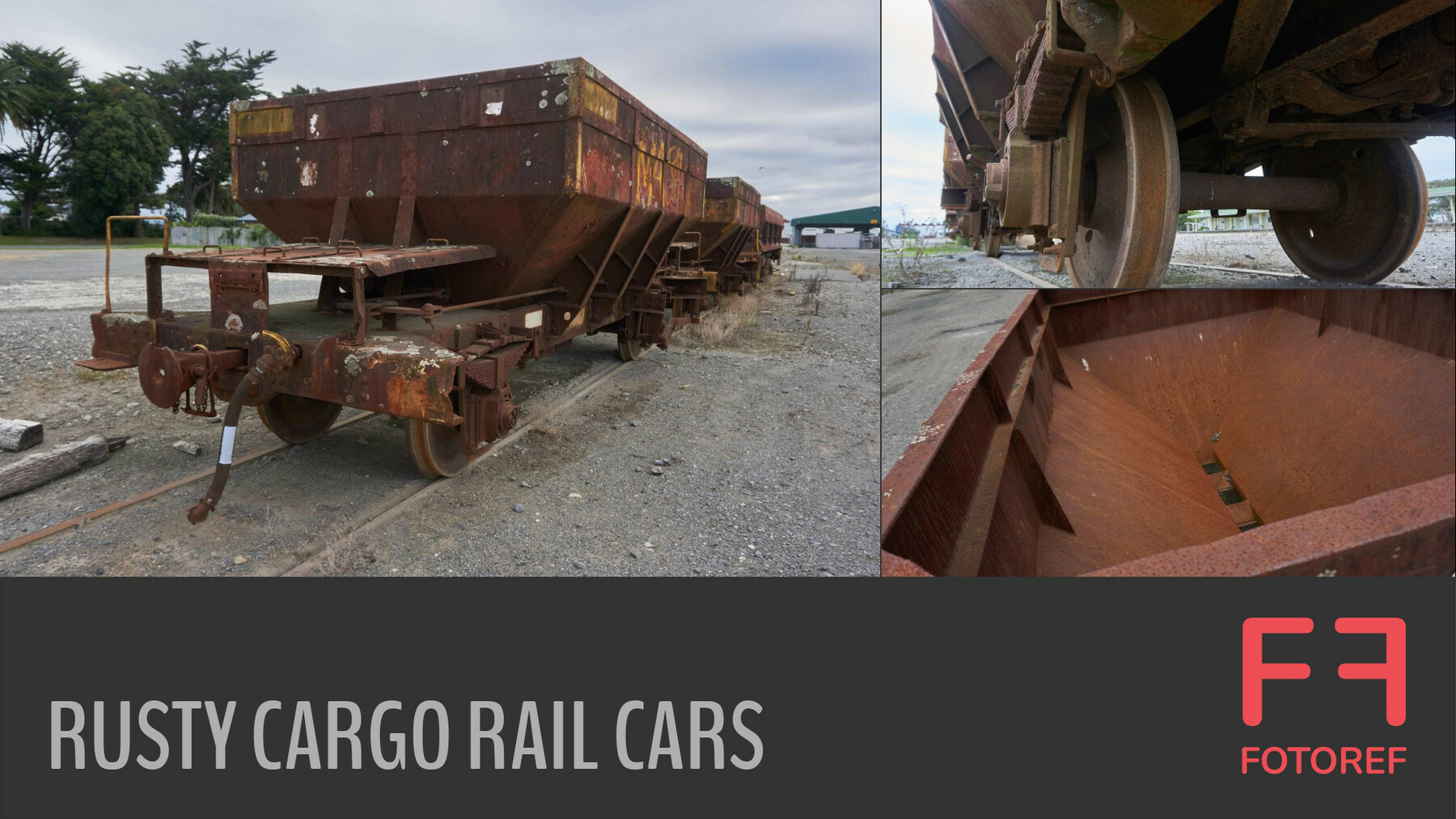 ArtStation - 78 photos of Rusty Cargo Rail Cars | Resources