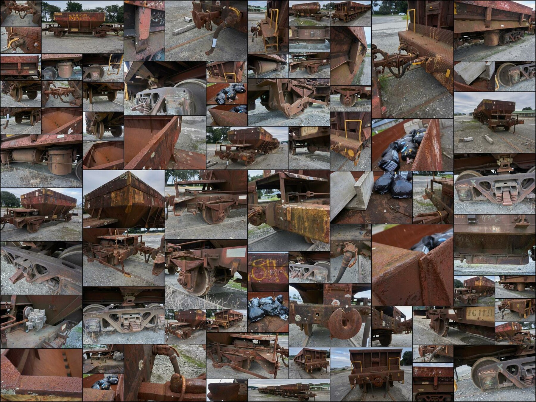 ArtStation - 78 photos of Rusty Cargo Rail Cars | Resources