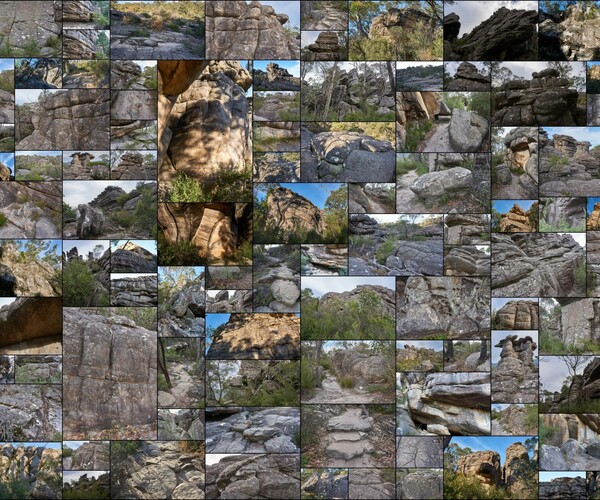ArtStation - 193 photos of Bulging Boulders Track | Resources