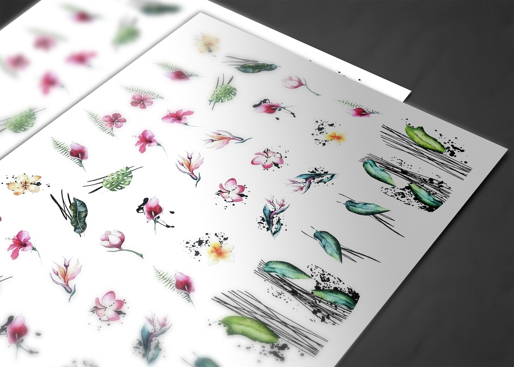 ArtStation - pack 3 stickers and decals +500 | Game Assets
