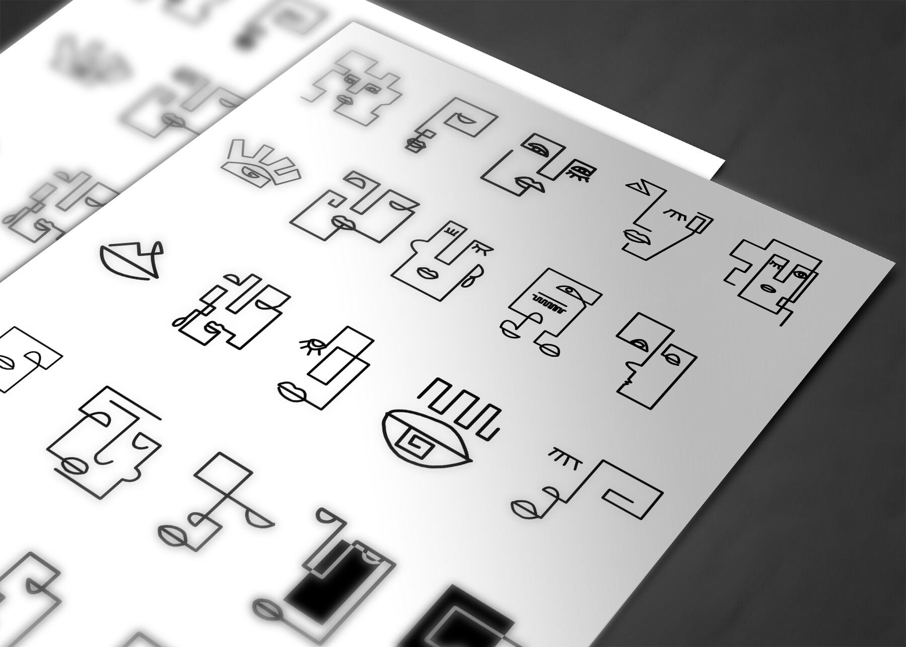 ArtStation - pack 3 stickers and decals +500 | Game Assets