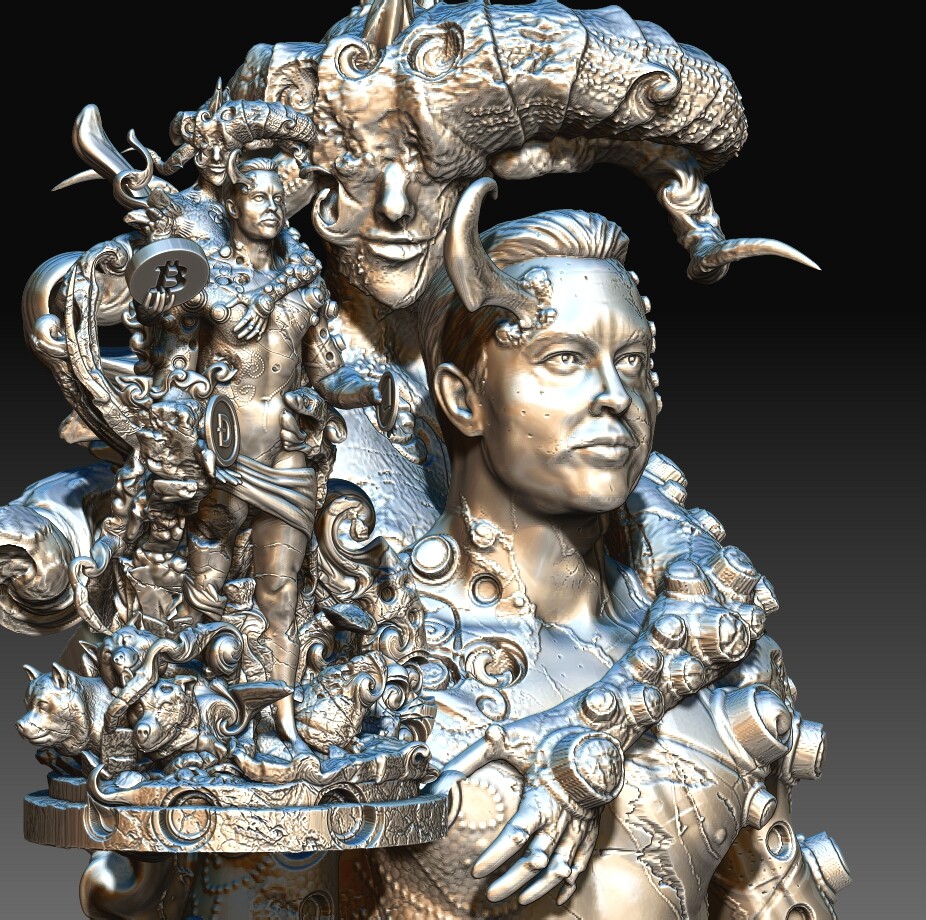 ArtStation - Elon cryptogod | Resources
