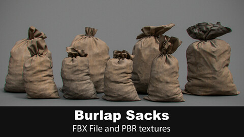 ArtStation - Burlap Sacks | Resources