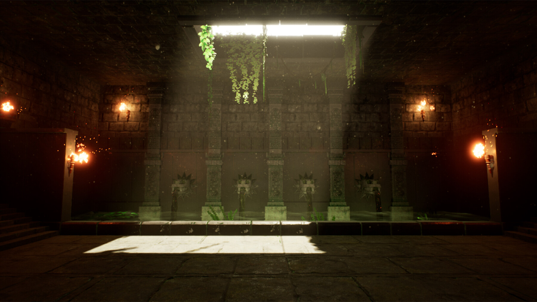 ArtStation - Aztec Temple Modular | Game Assets