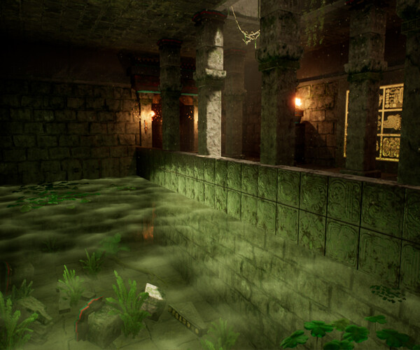 ArtStation - Aztec Temple Modular | Game Assets