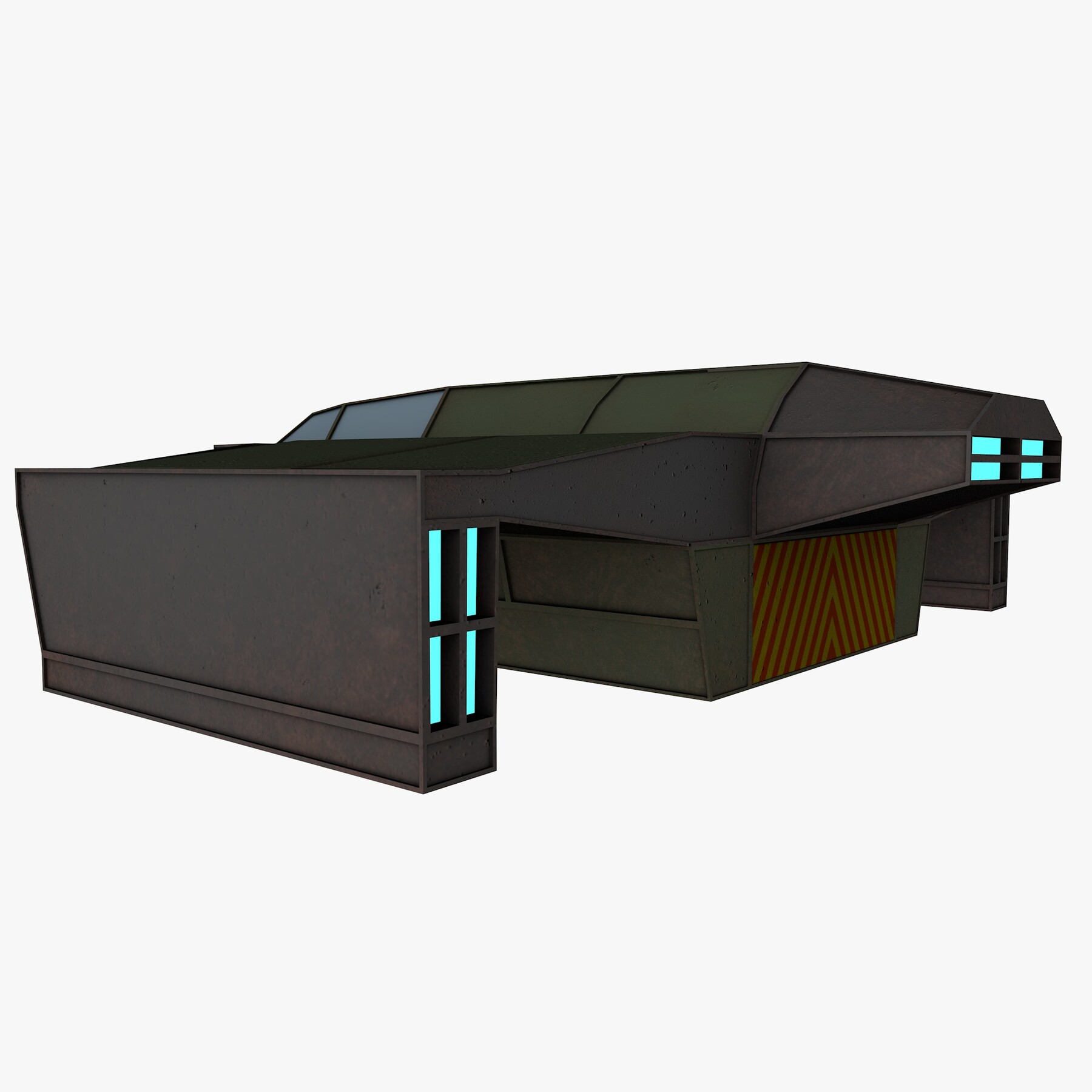 ArtStation - cargo space ship 3 | Game Assets