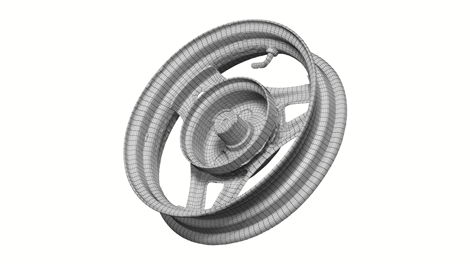 ArtStation - Rusty Wheel Raw Scanned 3D Model | Resources