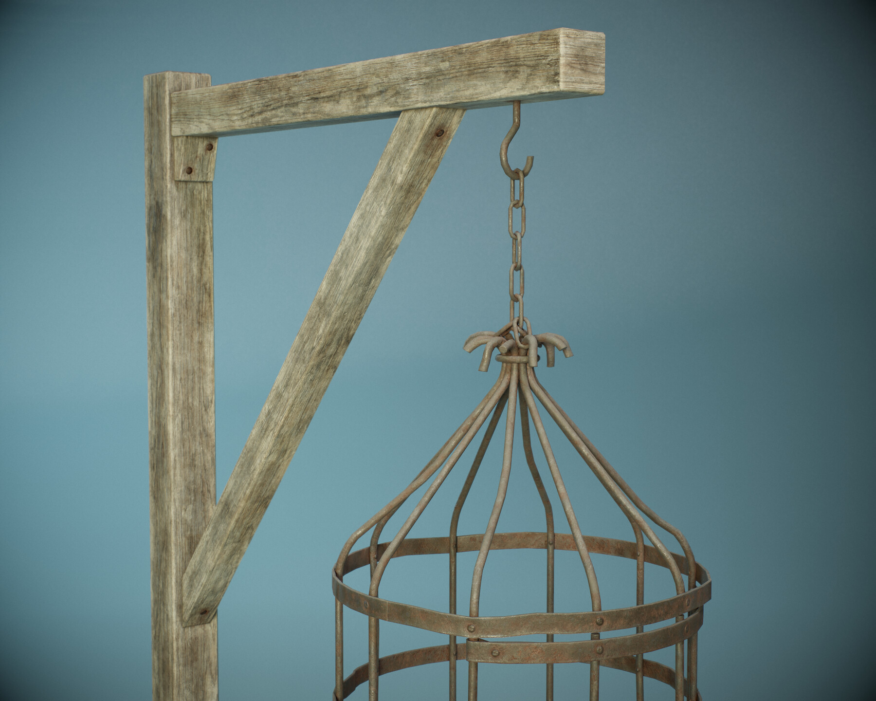 ArtStation - Medieval Cage PBR | Game Assets