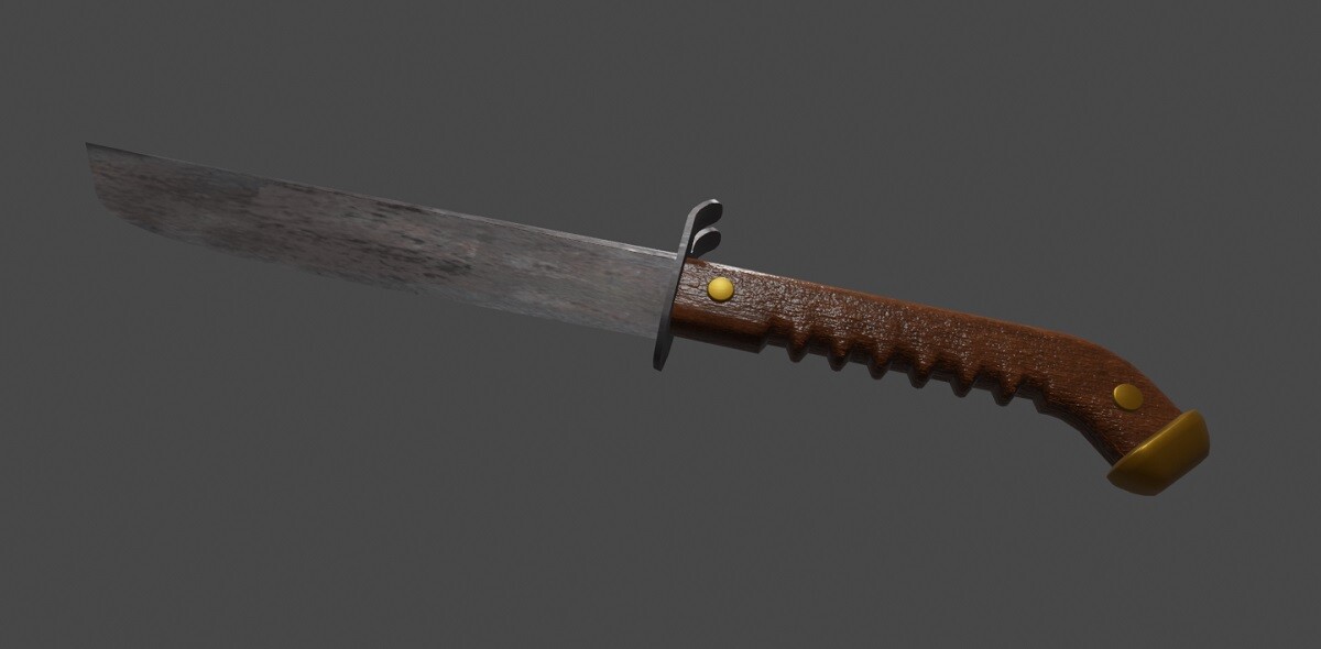 ArtStation - Rusty Dagger | Game Assets