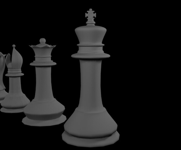 ArtStation - Chess Pieces | Game Assets