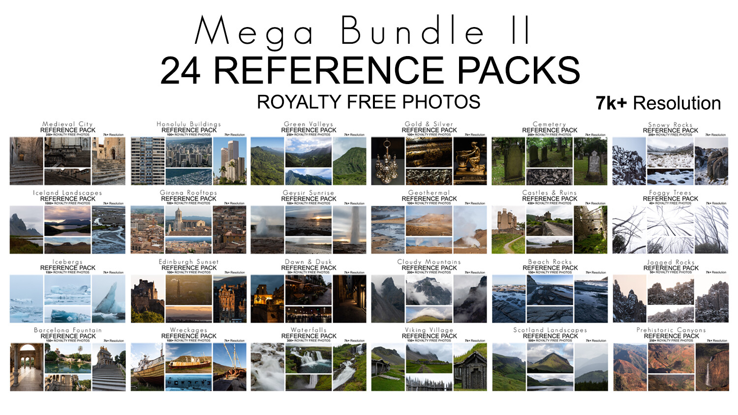 ArtStation - Mega Reference Bundle II - 24 Reference Packs | Resources