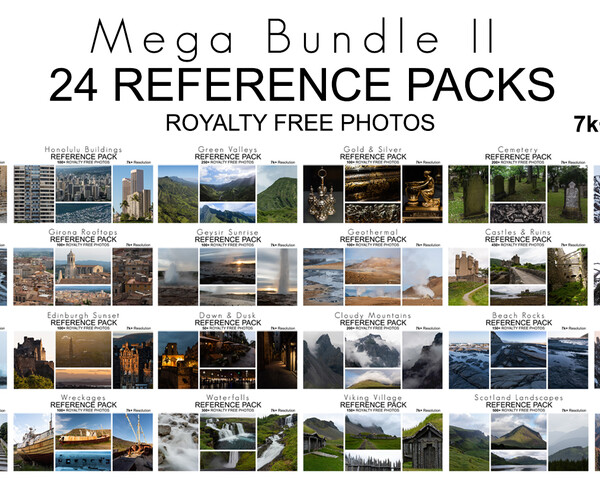 ArtStation - Mega Reference Bundle II - 24 Reference Packs | Resources