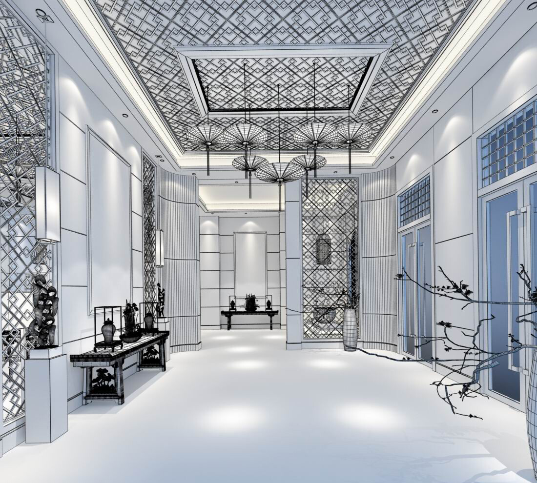 ArtStation - Stylish avant-garde living room design 211 | Resources