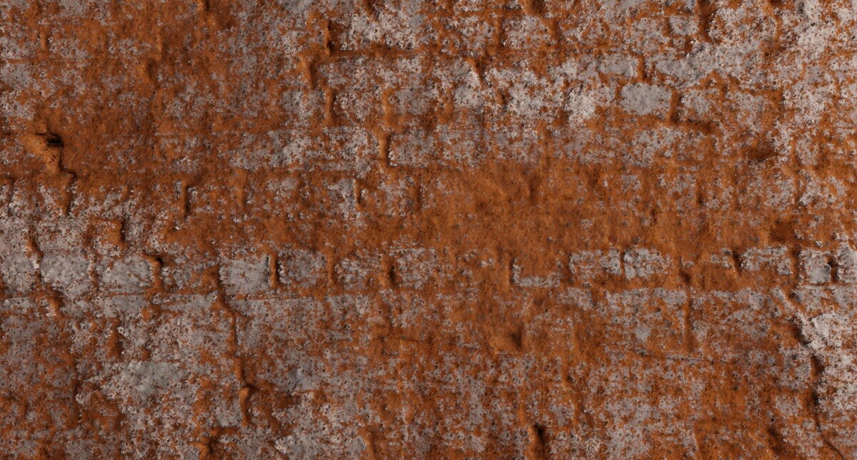 ArtStation - Damaged Red Brick Wall Texture | Game Assets