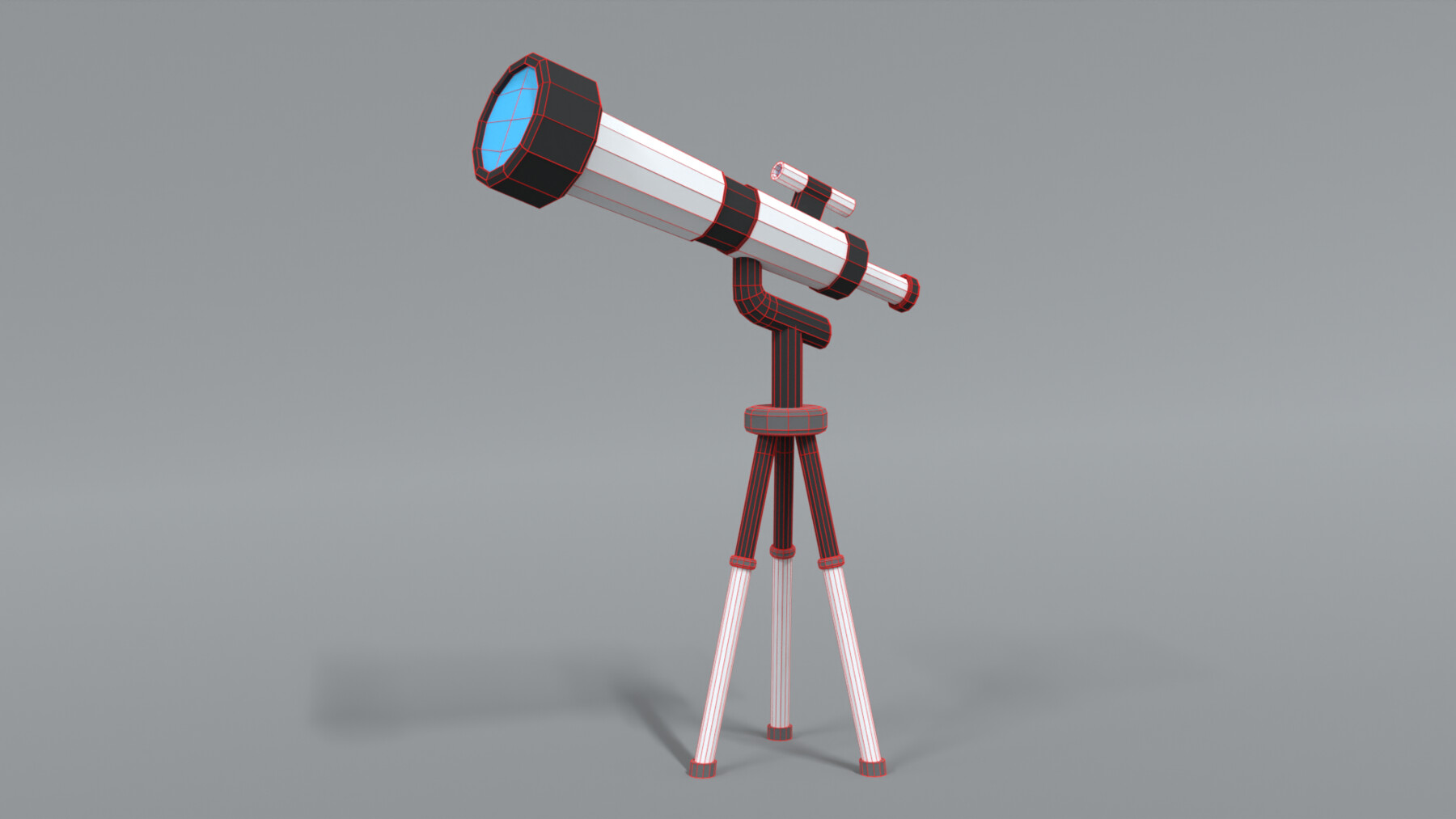 ArtStation - Low Poly Cartoon Telescope | Game Assets