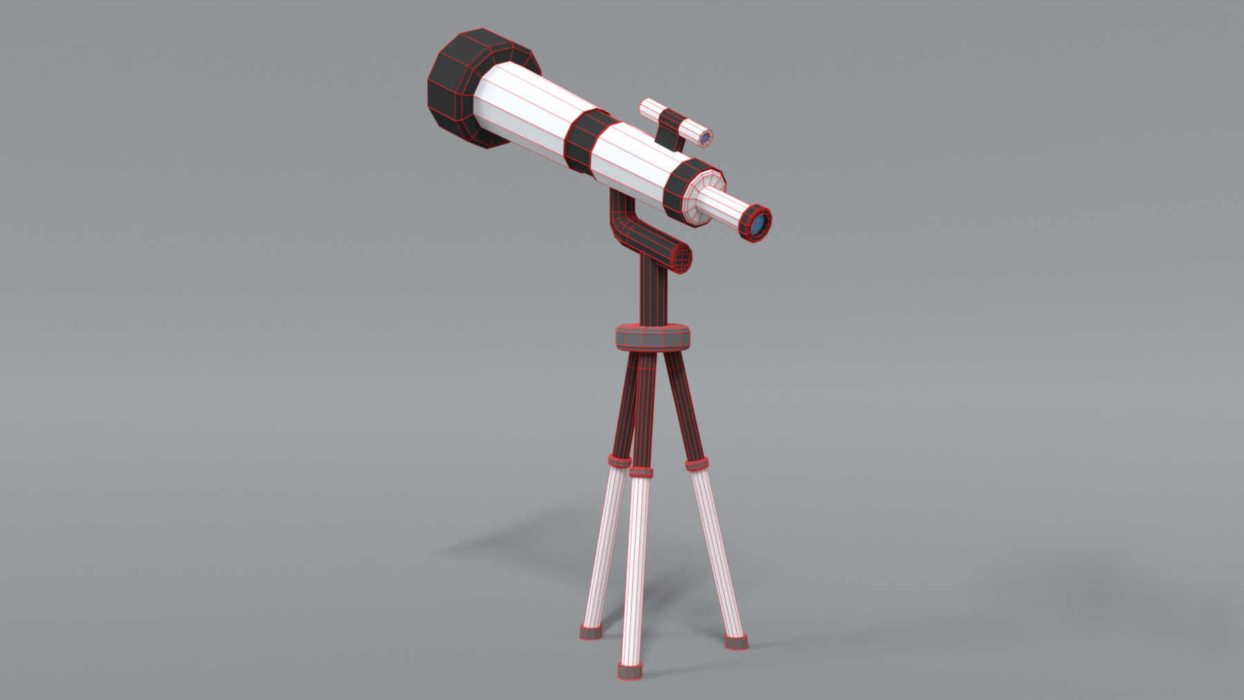 ArtStation - Low Poly Cartoon Telescope | Game Assets