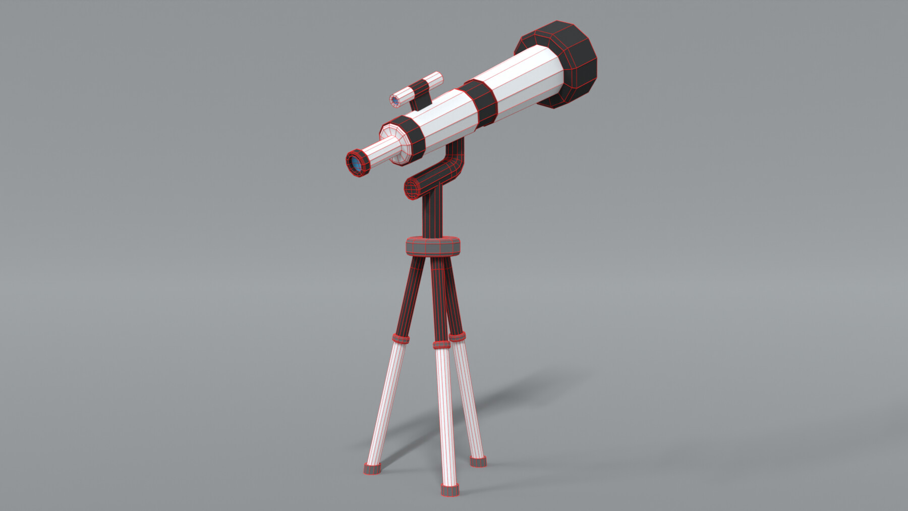 ArtStation - Low Poly Cartoon Telescope | Game Assets