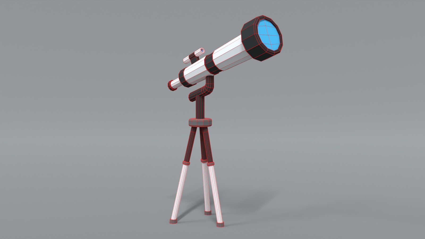 ArtStation - Low Poly Cartoon Telescope | Game Assets