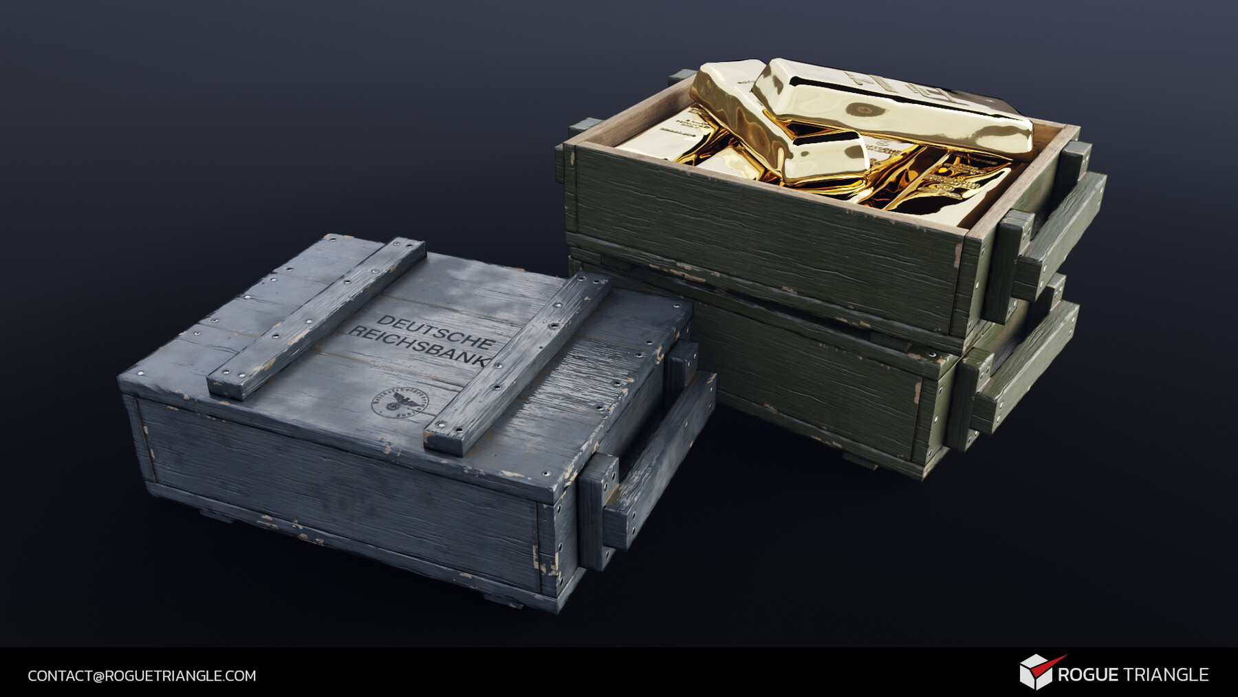 ArtStation - WWII German Asset Bundle #1 Lowpoly | Game Assets