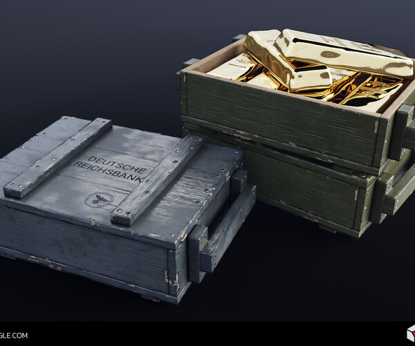 ArtStation - WWII German Asset Bundle #1 Lowpoly | Game Assets