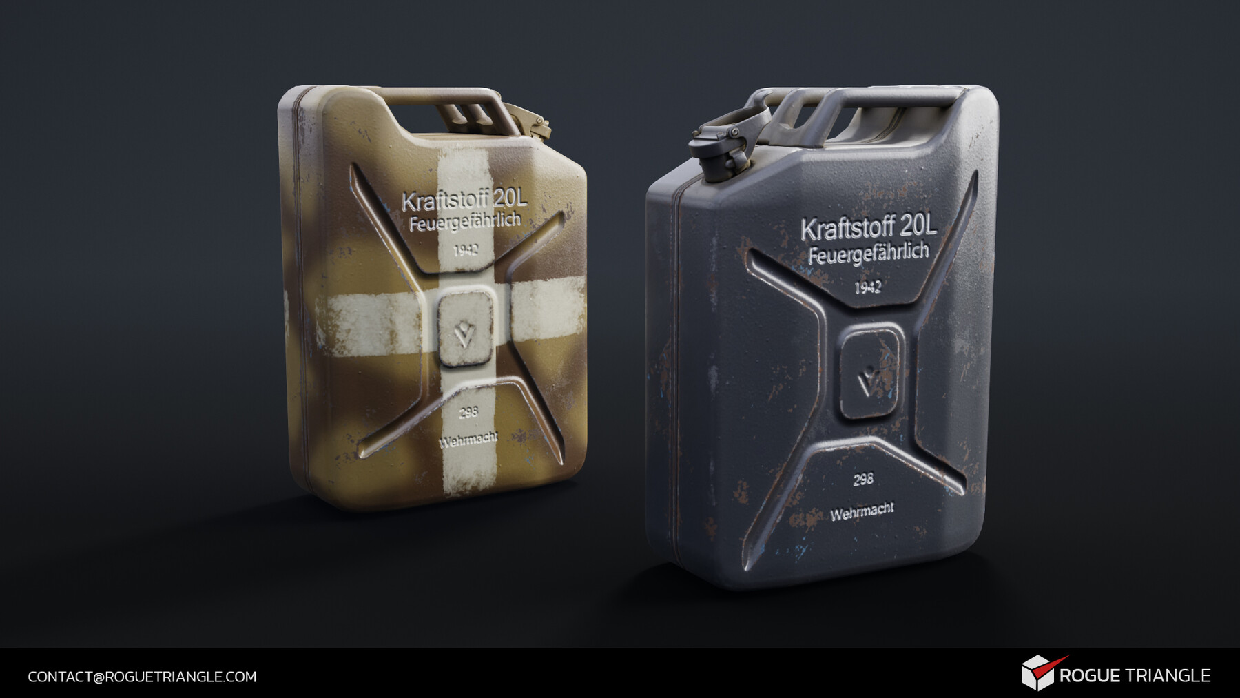 ArtStation - WWII German Asset Bundle #1 Lowpoly | Game Assets