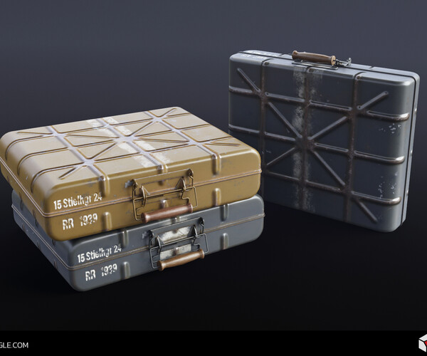 ArtStation - WWII German Asset Bundle #1 Lowpoly | Game Assets