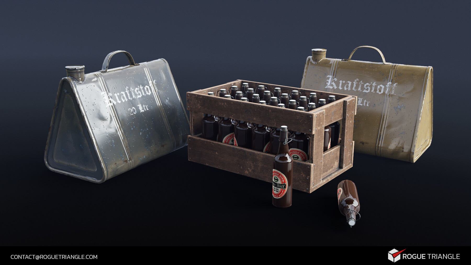 ArtStation - WWII German Asset Bundle #1 Lowpoly | Game Assets