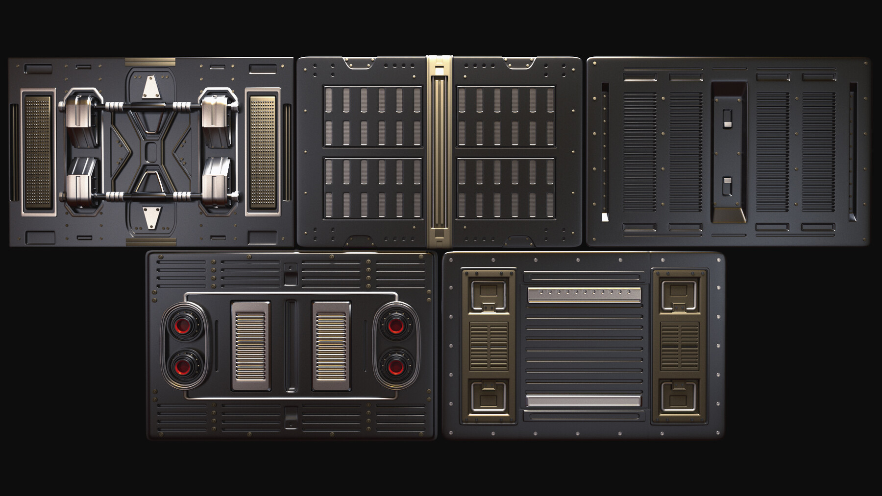 ArtStation - Sci-Fi Panels | Resources