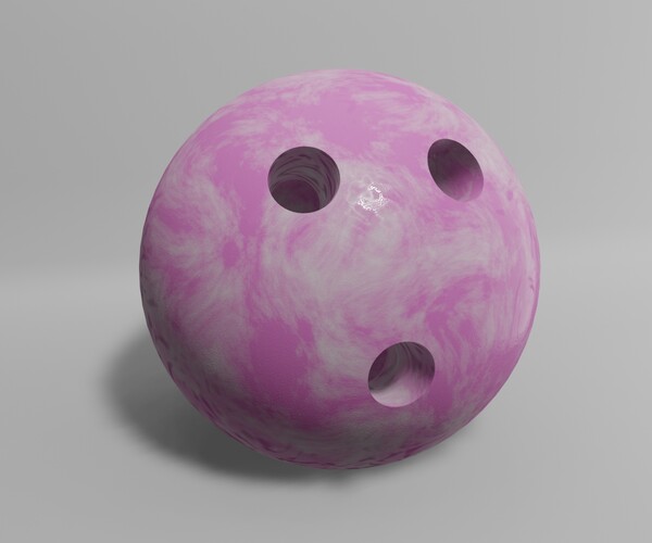 ArtStation - 3D Bowling Ball | Blender | Ricardo Orbea | Game Assets