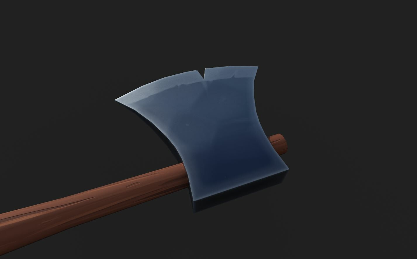 ArtStation - Low-Poly 3D Model Stylised Ax | Game Assets