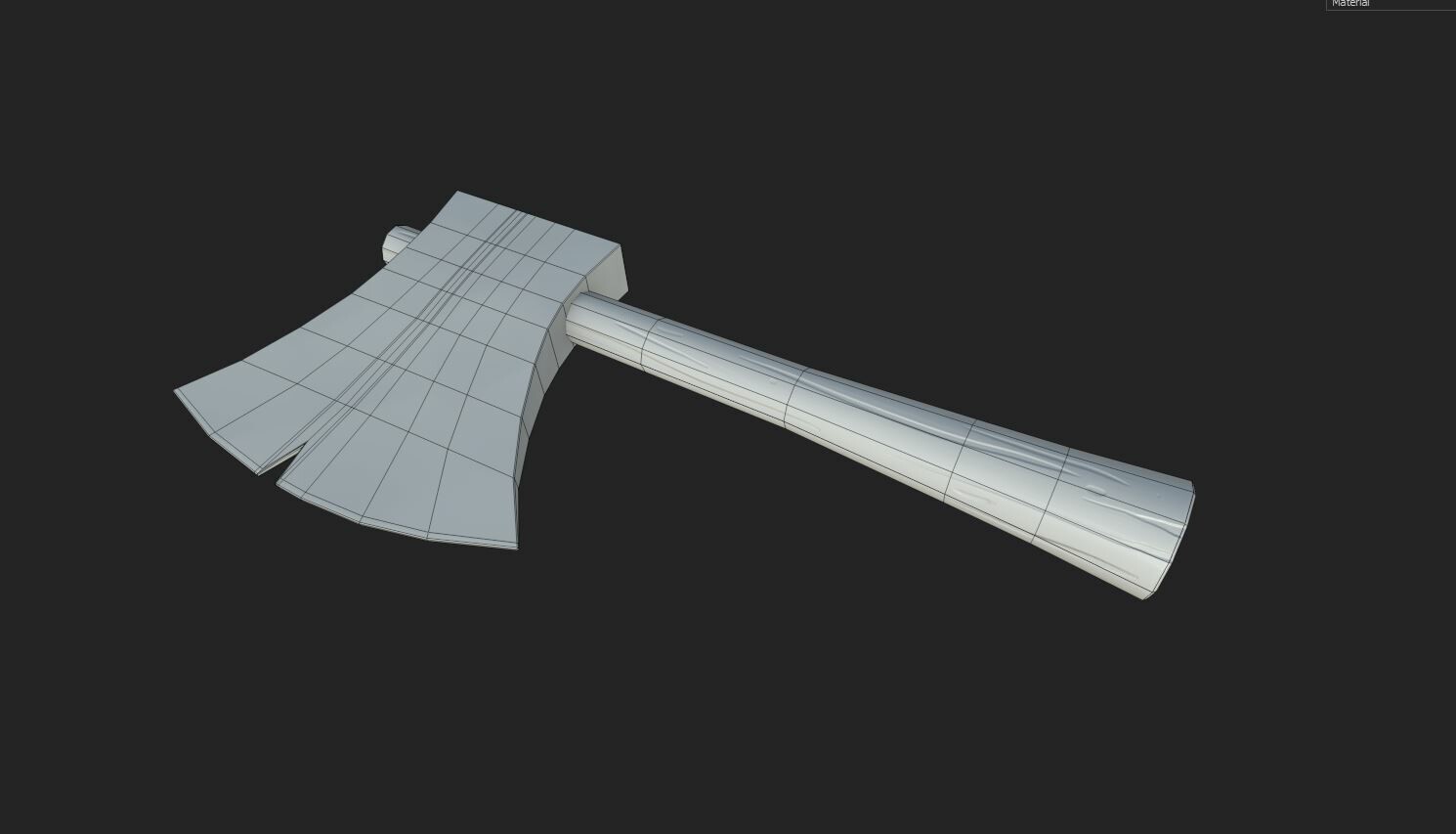 ArtStation - Low-Poly 3D Model Stylised Ax | Game Assets