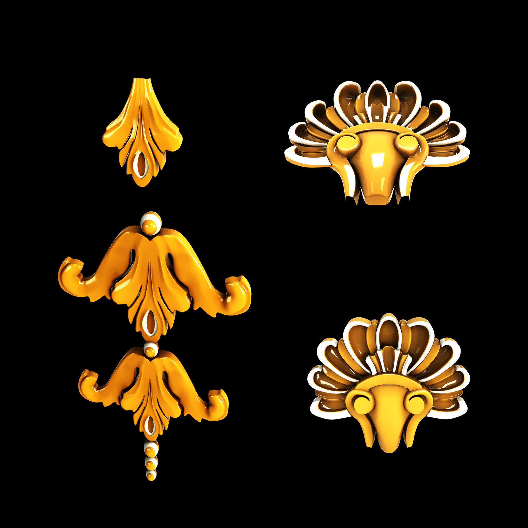 ArtStation - Collection of classical ornaments | Resources