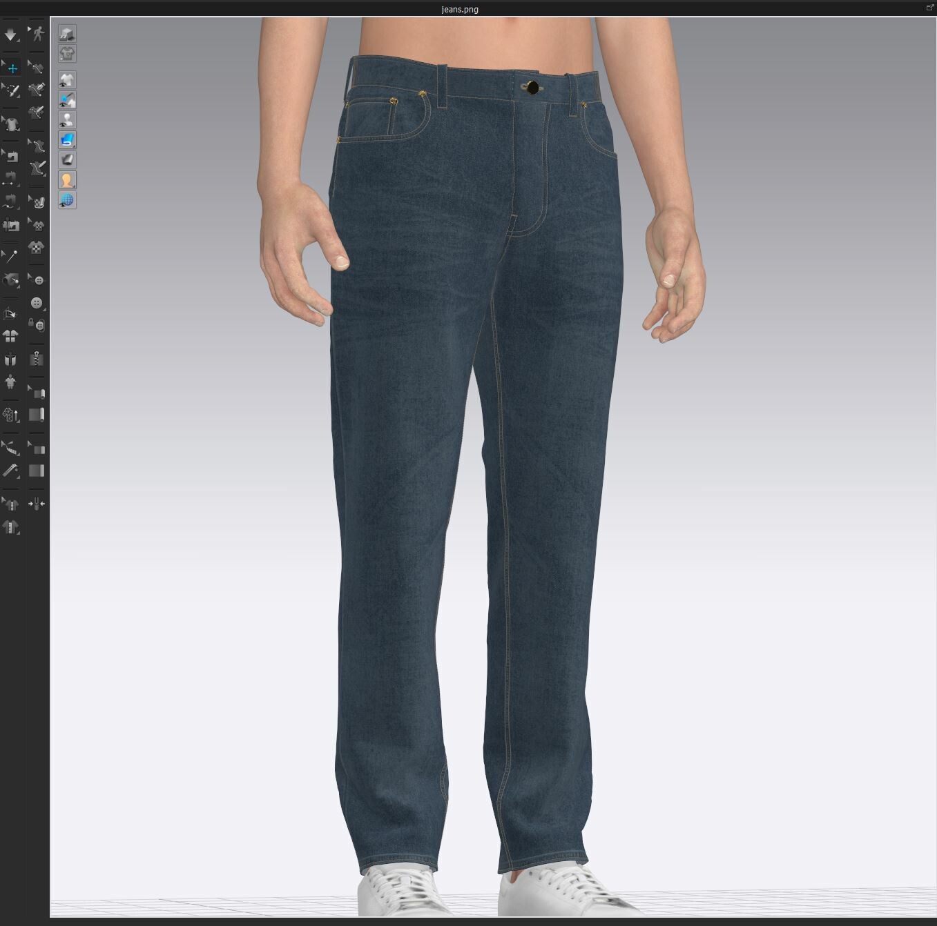 ArtStation - Jeans, marvelous designer,clo3d | Resources