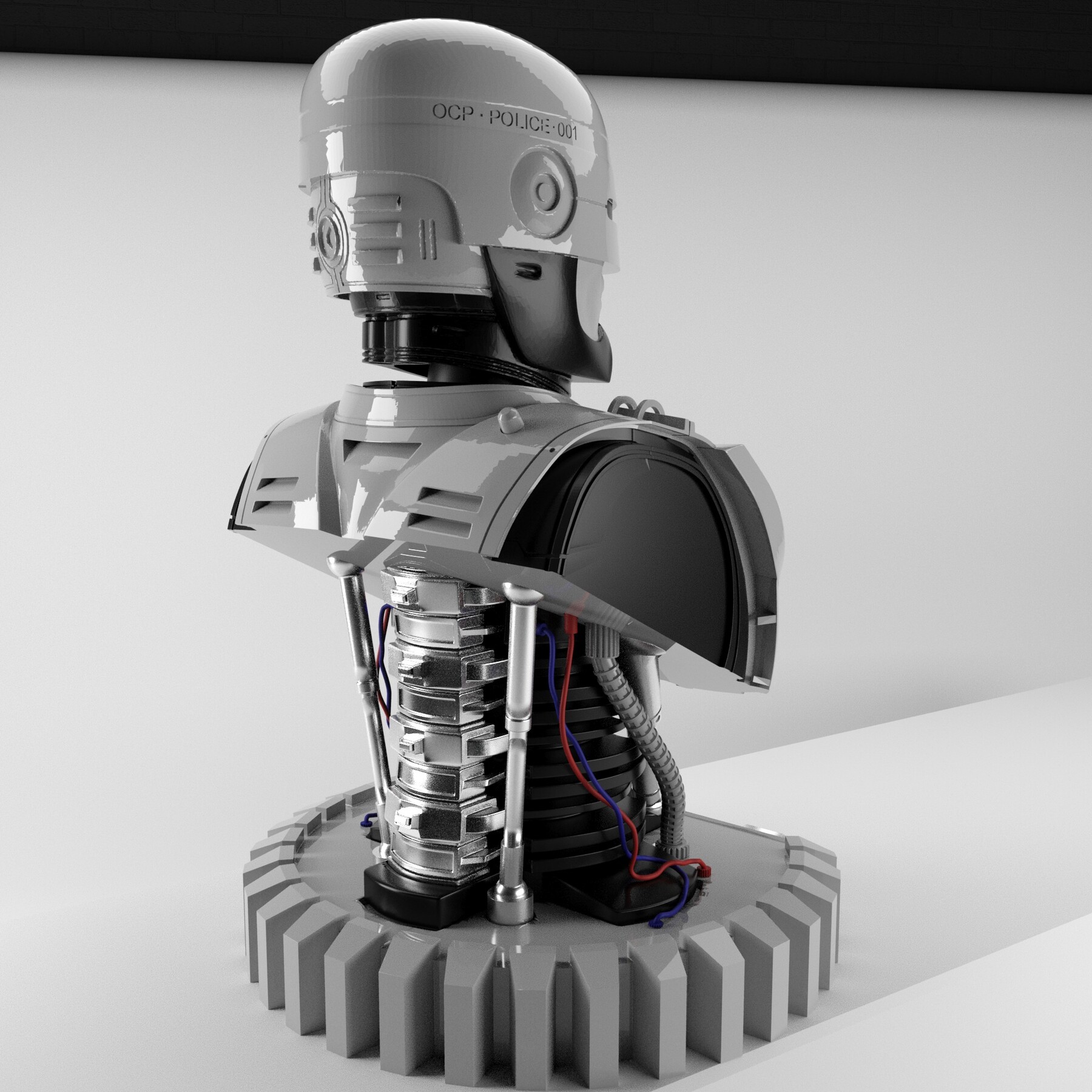 ArtStation - Robocop Bust for 3d Print 3D print model | Resources