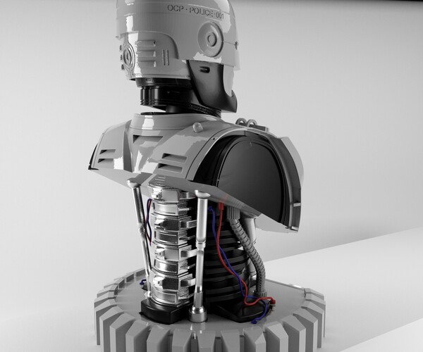 ArtStation - Robocop Bust for 3d Print 3D print model | Resources