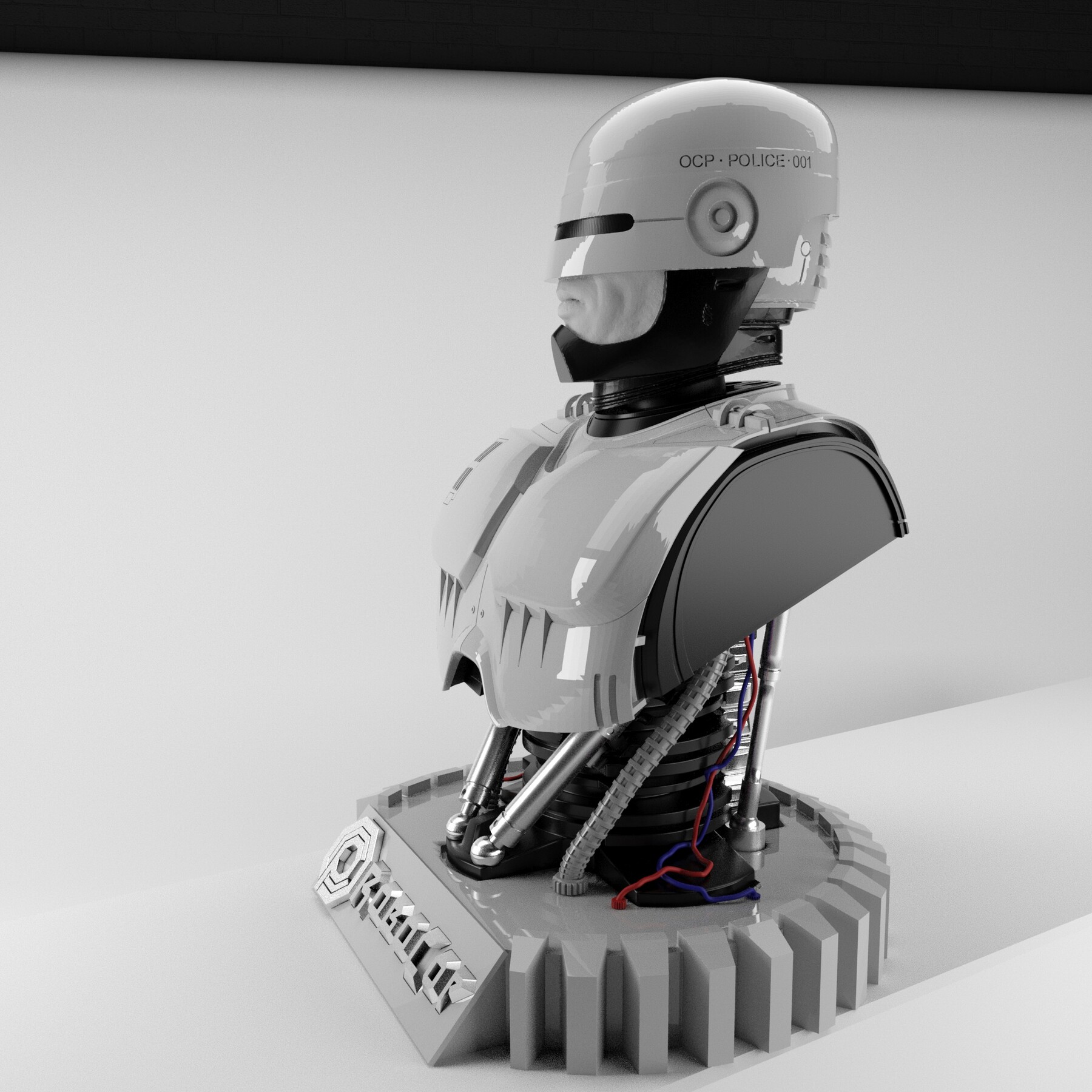 ArtStation - Robocop Bust for 3d Print 3D print model | Resources