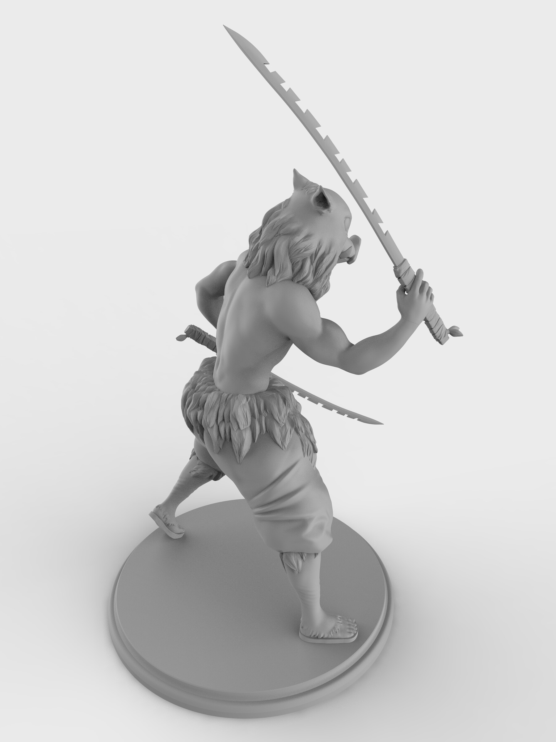 ArtStation - Hashibira Inosuke from Demon Slayer 3D print model | Resources