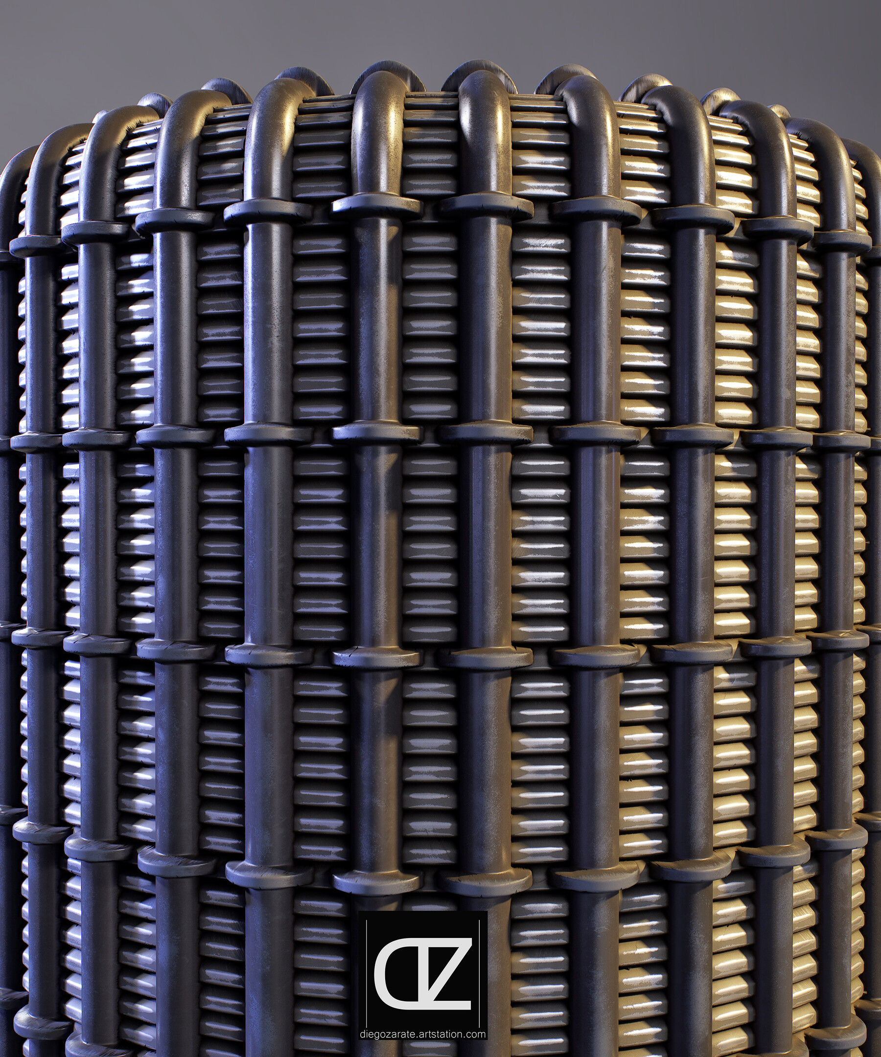 ArtStation - PBR - PVC PLASTIC PIPES - 4K MATERIAL | Game Assets