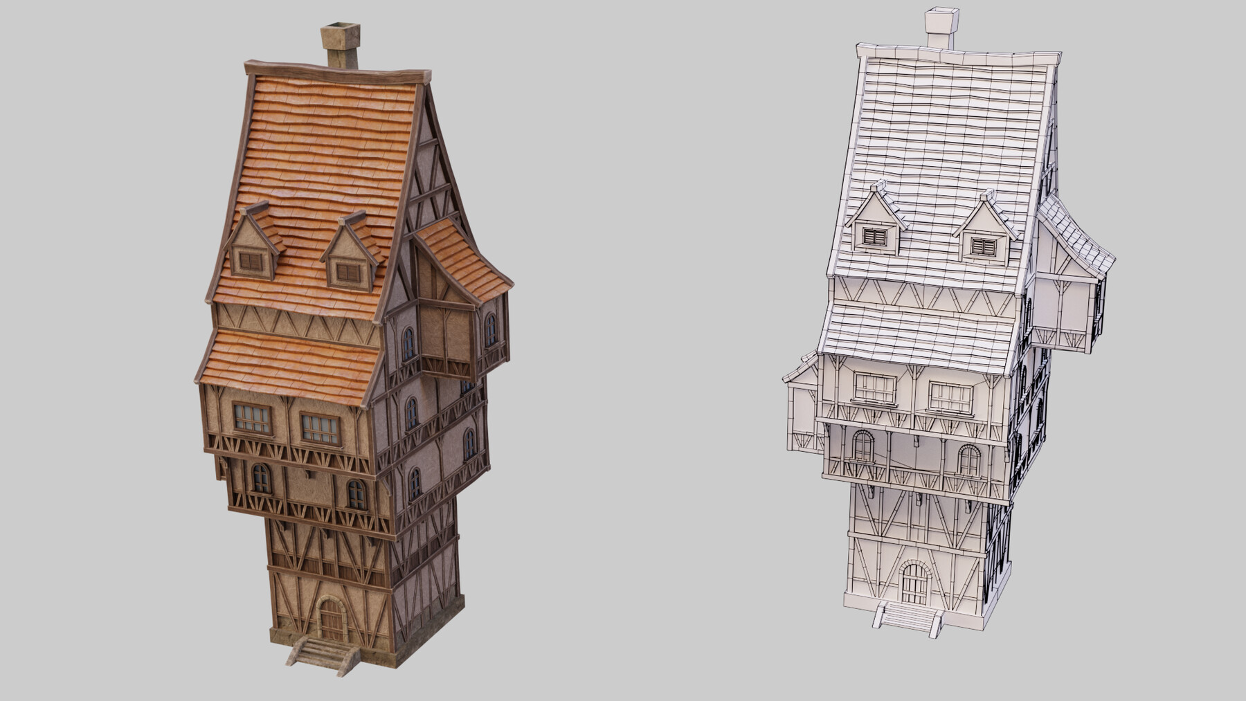 ArtStation - Medieval Buildings Pack | Game Assets